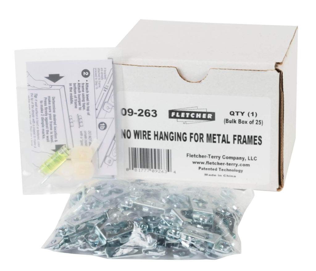 09-263 No-Wire Hanging Hardware for Metal Frames 25pc bulk – Fletcher ...